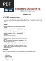 Powder Coating Specification Sheet | PDF | Materials | Chemistry