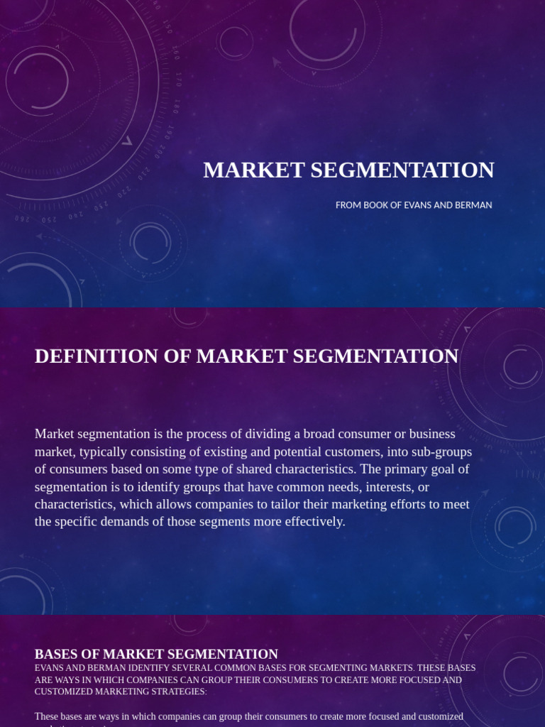 Market Segmentation | PDF | Market Segmentation | Marketing