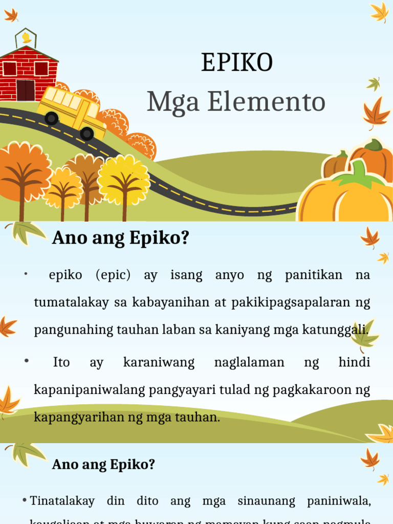 Epiko Grade 8PPT | PDF