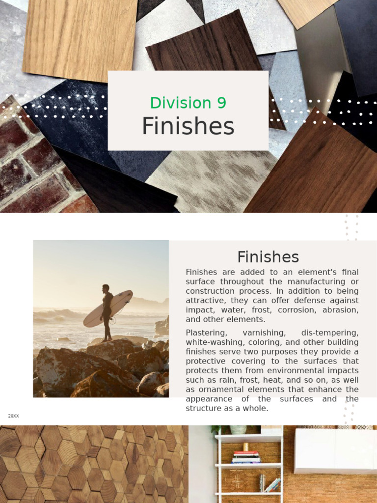 Building Finishes and Applications Guide | PDF | Tile | Paint
