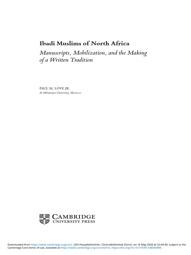 Ibadi Islam's North African Roots | PDF | Islamic Branches | Abrahamic ...