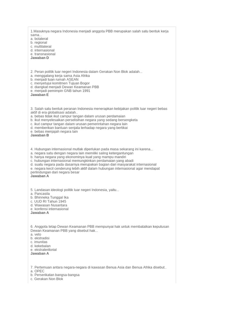 Soal PKN 11 Genap | PDF