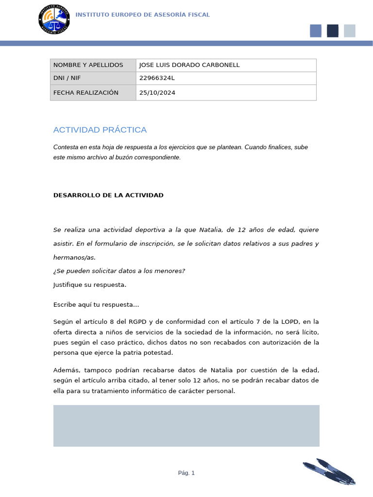 Ejercicio Unidad Didactica 4 | PDF