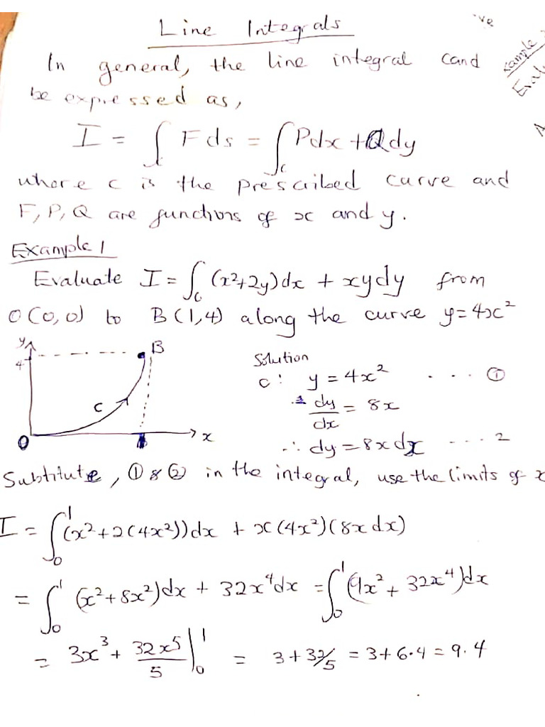 Line Integrals | PDF