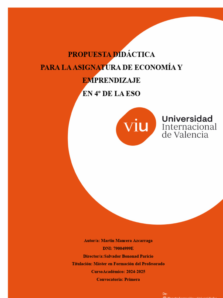 TFM Portada, Índice e Introducción - Martin Mancera Azcarraga | PDF ...