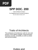 Arb Code of Conduct | PDF | Architect | Virtue