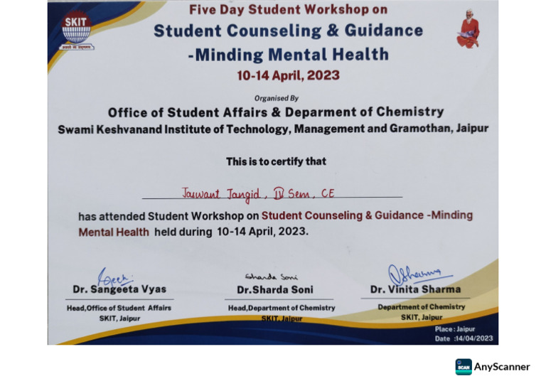 21ESKCE035 - Minding Mental Health - Apr - 2023 | PDF