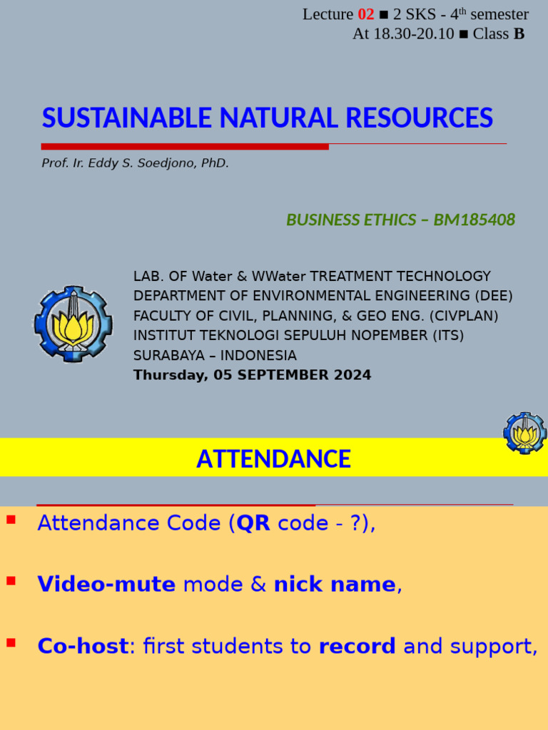02 Sustainable Natural Resources | PDF