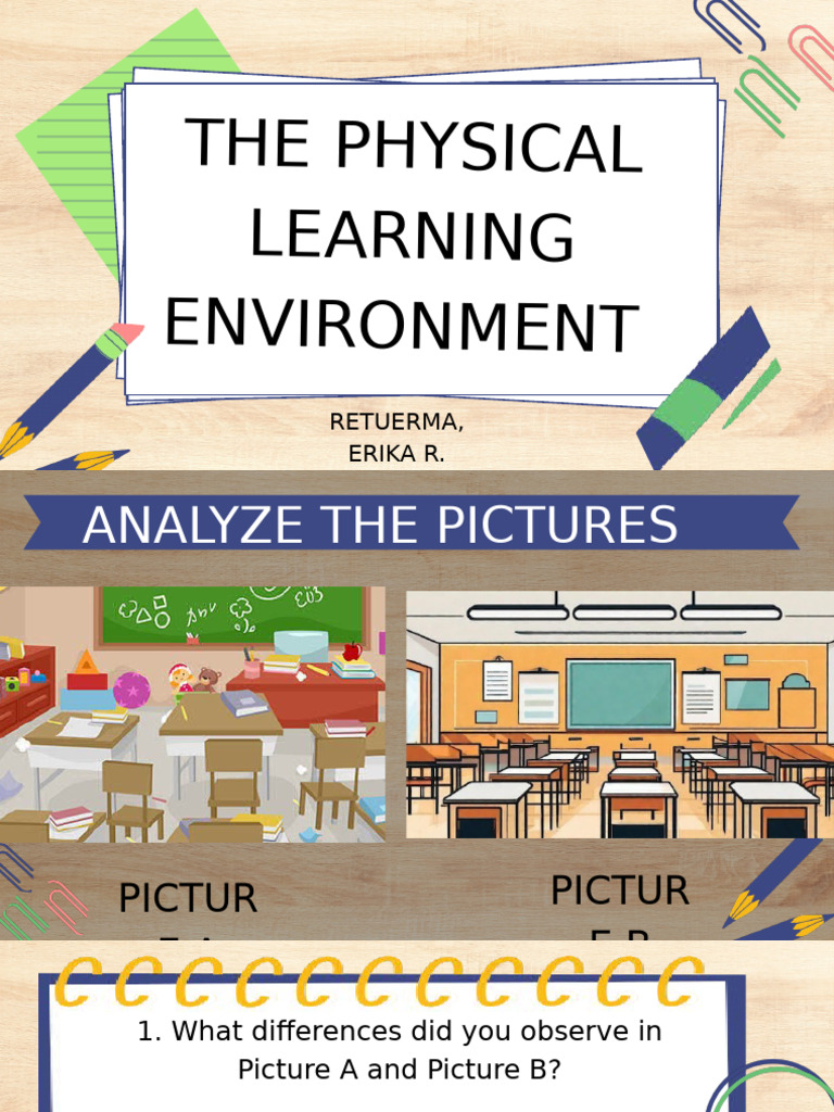 The Physical Learning Environment 20241128 124207 0000 | PDF