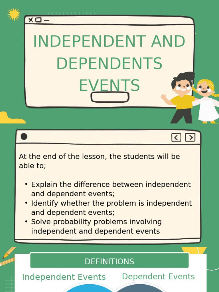 Probability: Independent vs. Dependent | PDF | Odds | Probability