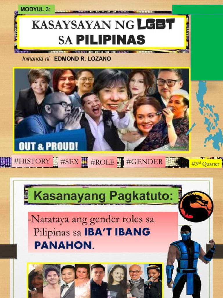 Week 3. Kasaysayan NG LGBTQ NG Pilipinas | PDF