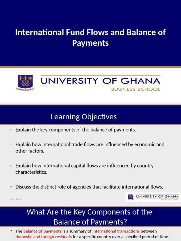 International Fund Flows & Balance of Payments | PDF | Capital Account ...