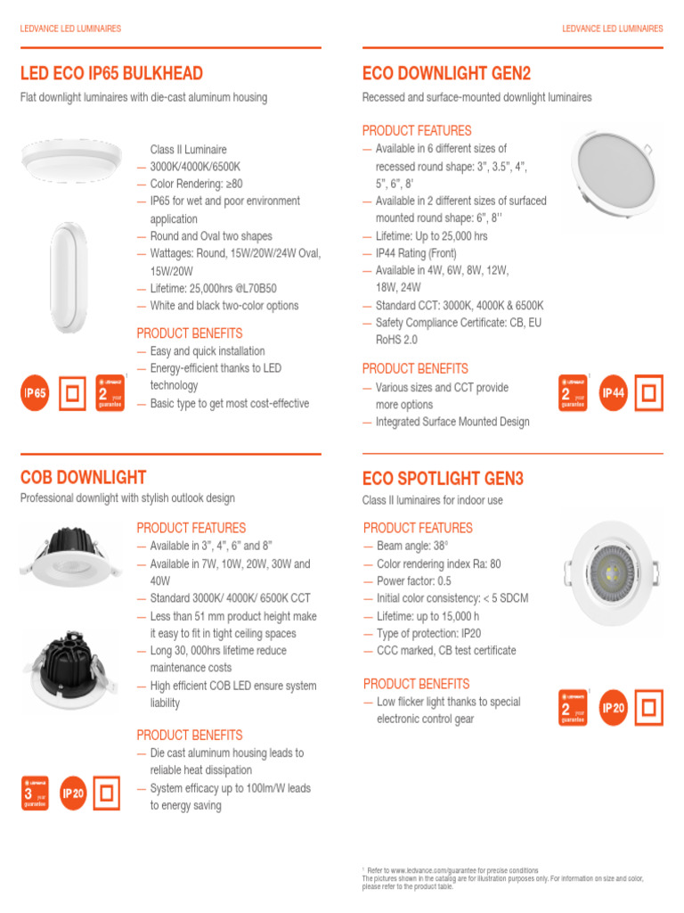asset-13166718_ldv_luminaire_product_booklet12 | PDF | Lighting | Light