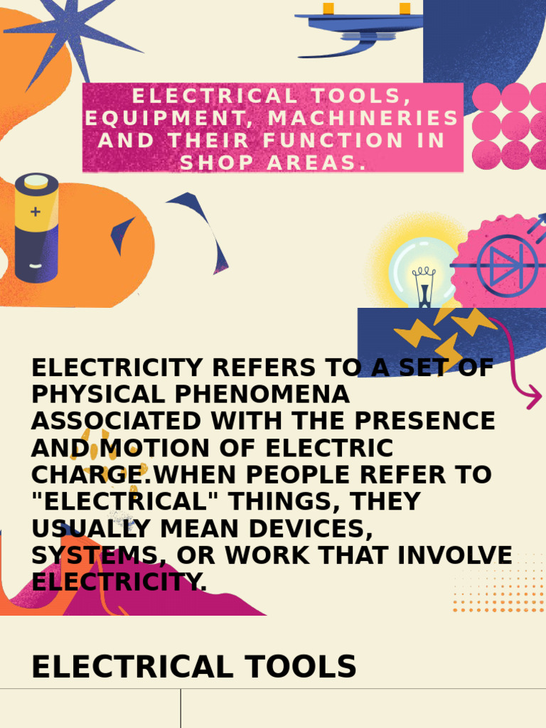 Electricity and Magnetism Physical Science Presentation in Colourful ...