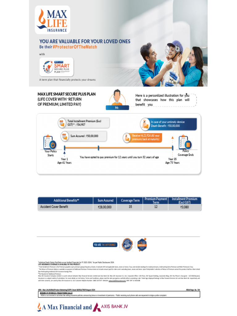 50L TERM + 25L ACD ROP | PDF | Insurance | Life Insurance