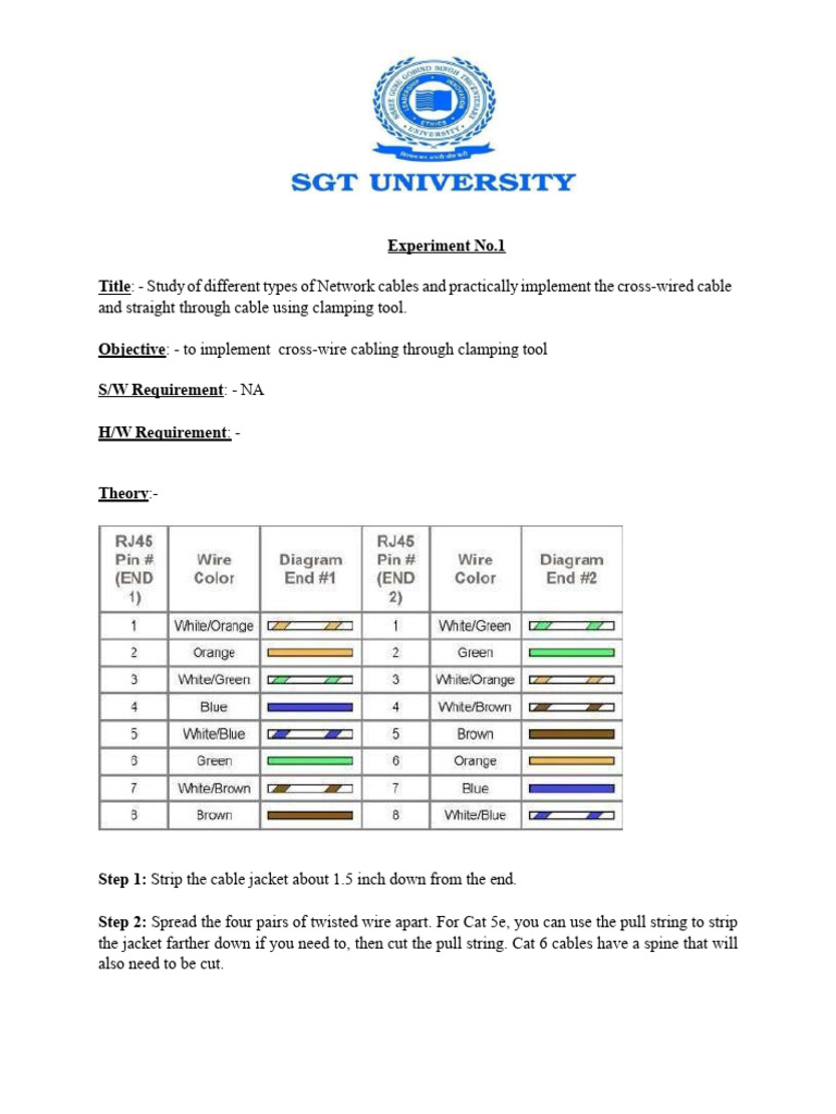 CN File exp 1,2 edited | PDF | Electrical Connector | Computer Network