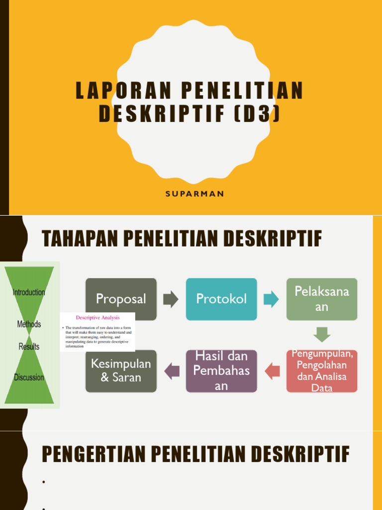 Panduan Penelitian Deskriptif Lengkap | PDF