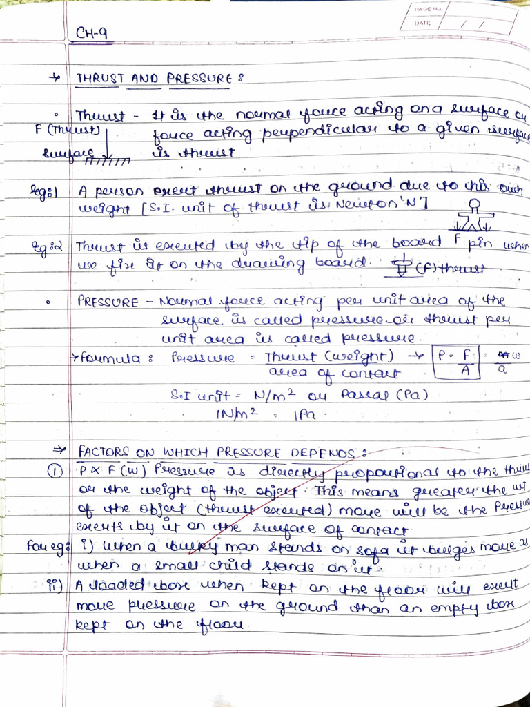 9th class notes | PDF | Metrology | Nature