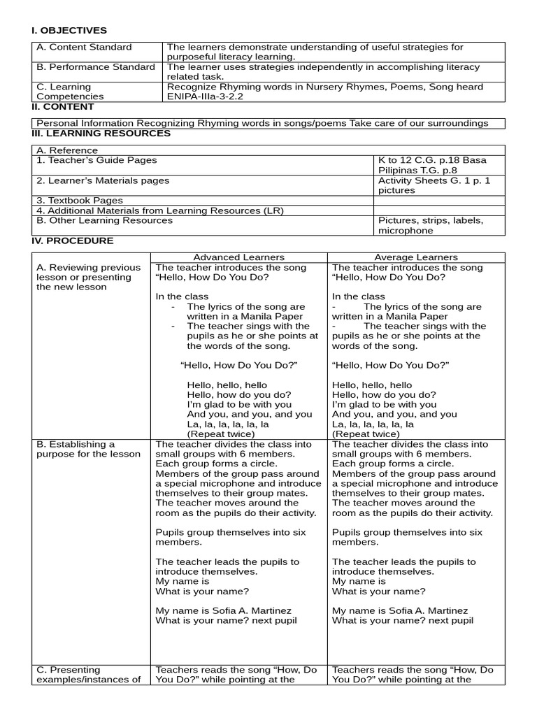 ENG 101 BY PAIR | PDF | Classroom | Learning