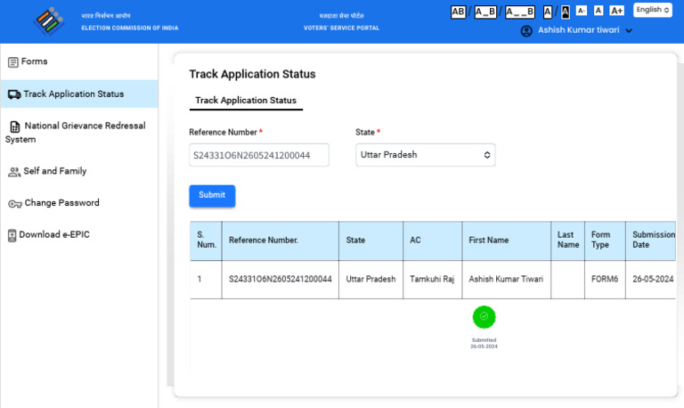 Track Application Status | PDF