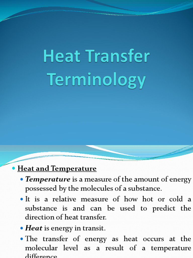 Lecture Conduction and Convection | PDF | Heat Transfer | Thermal Conduction
