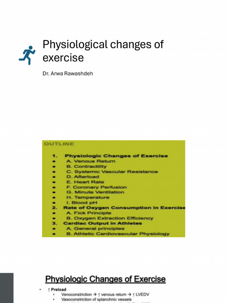 Physiological Changes of Exercise 2024 | PDF | Vasodilation | Hemodynamics