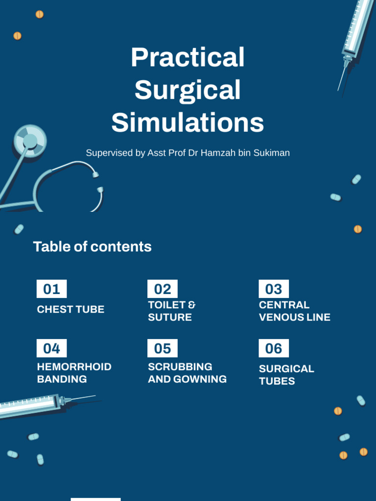 Practical Surgical Simulation | PDF | Wound | Vein