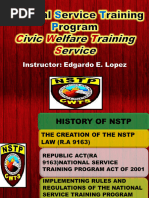 Evolution of NSTP | PDF | Reserve Officers' Training Corps | Philippines