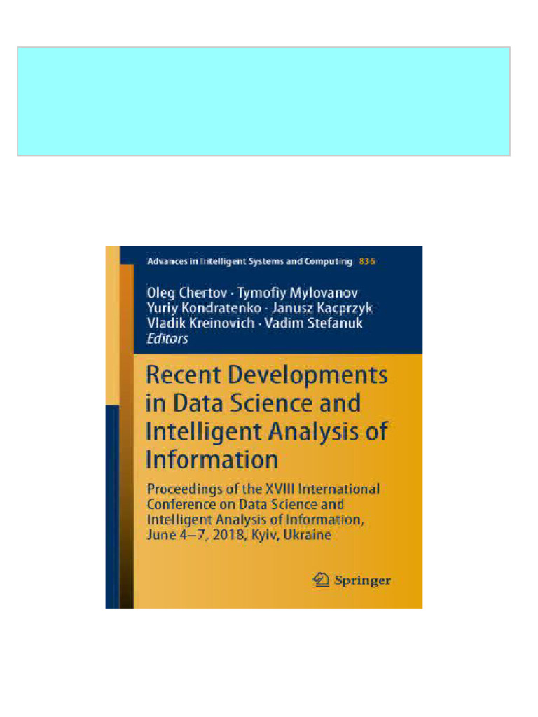 Download Full Recent Developments in Data Science and Intelligent ... Download Full Recent Developments in Data Science and Intelligent ...