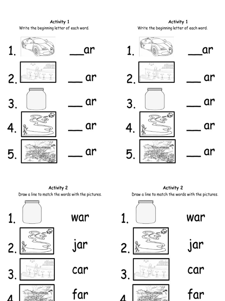 CVC Worksheets (Ar) | PDF