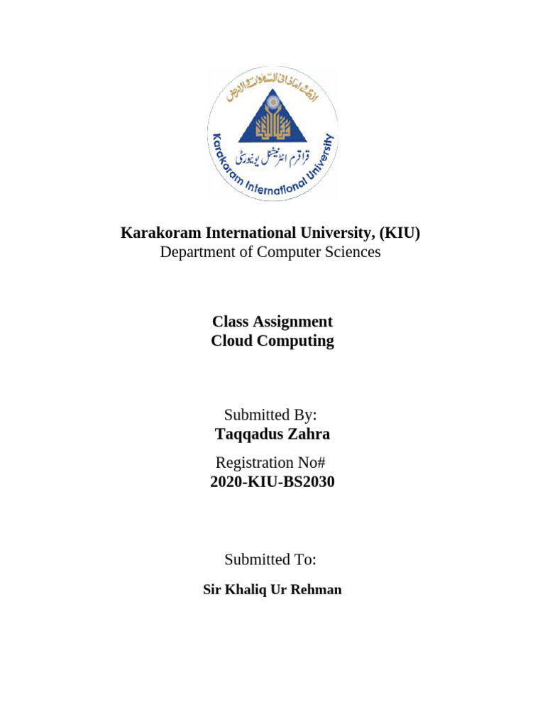 Cloud Assignment - 2 | PDF