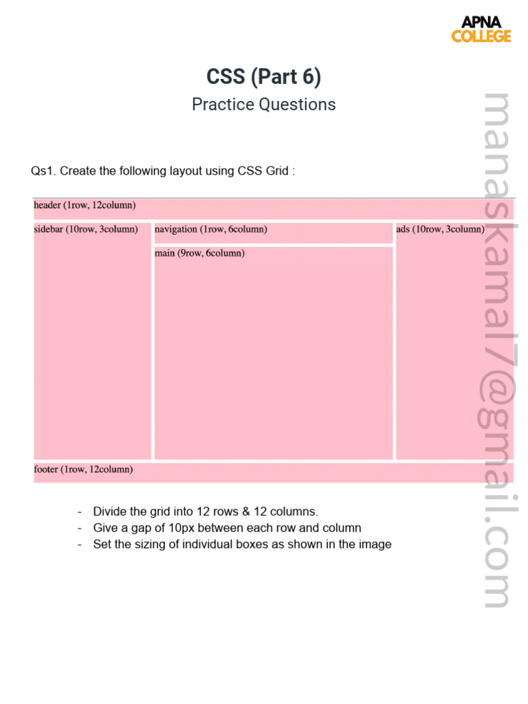 CSS Part6 (QS) | PDF