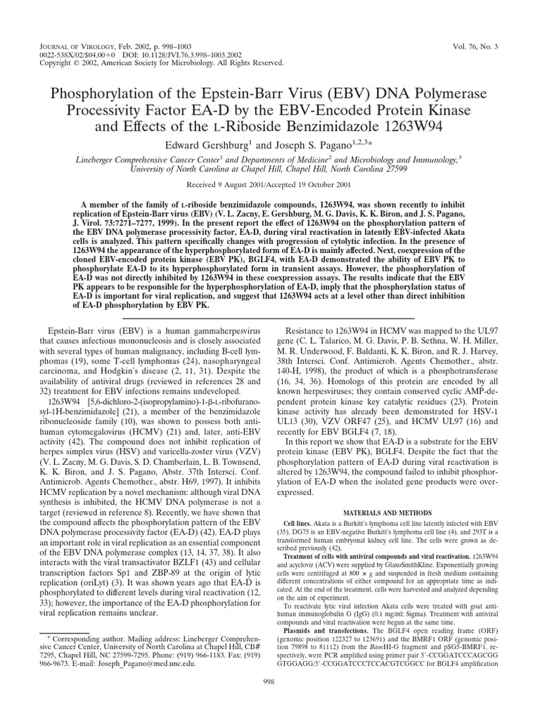 gershburg-pagano-2002-phosphorylation-of-the-epstein-barr-virus-(ebv ...