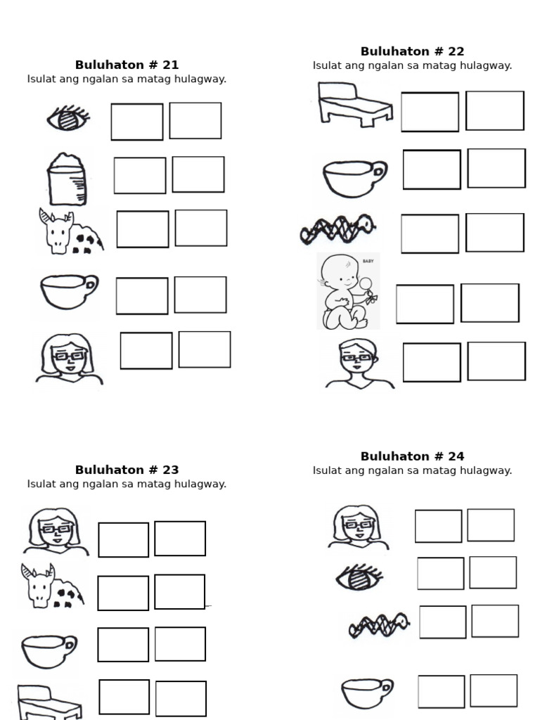 Silaba Worksheets Pdf