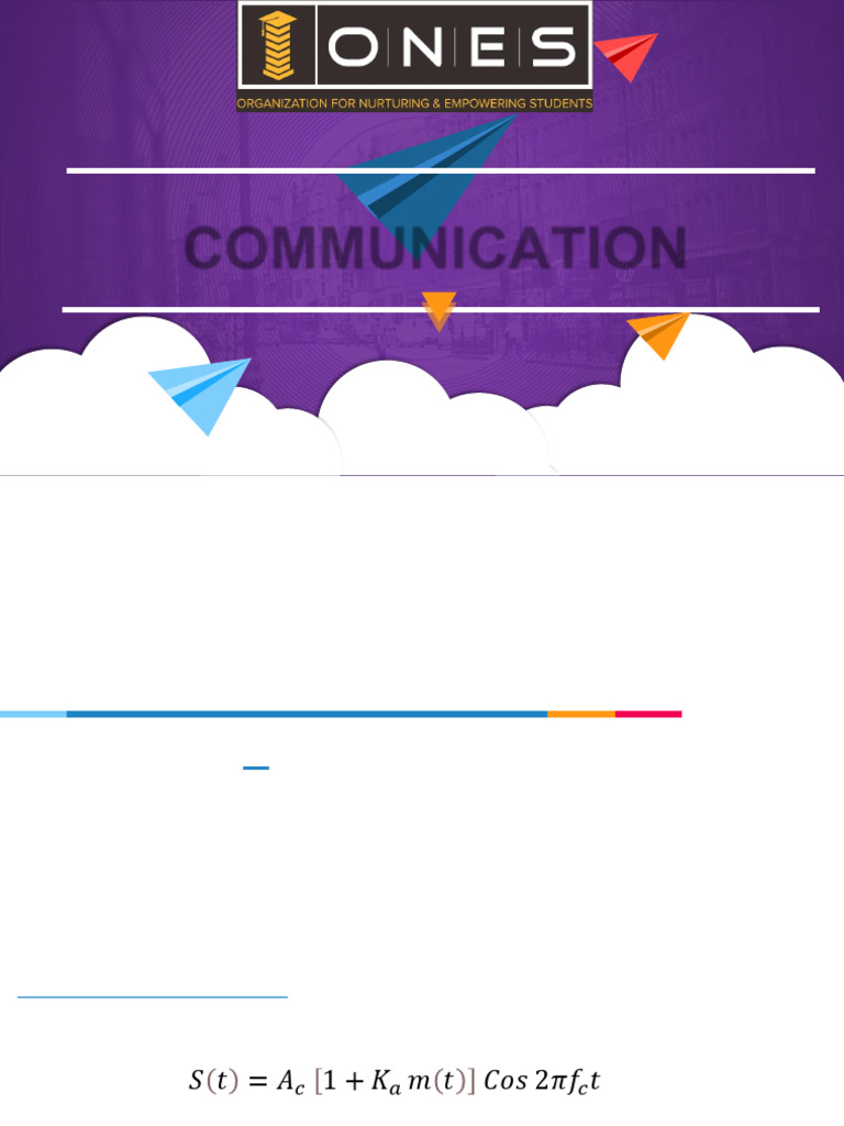 Session 3 Amplitude Modulation | PDF | Modulation | Amplitude