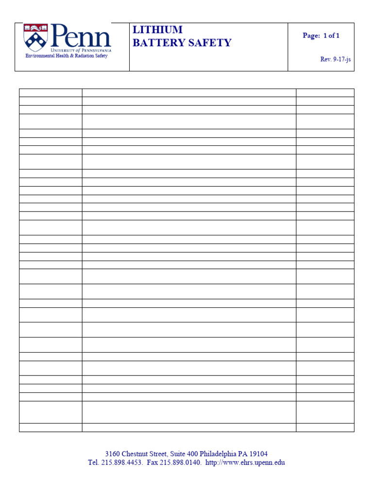 Lithium Polymer Battery Use Checklist | PDF | Lithium Ion Battery | Lithium