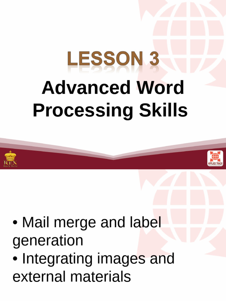 L3-EmTech-Advanced Word Processing Skills | PDF | Computer Graphics | Software