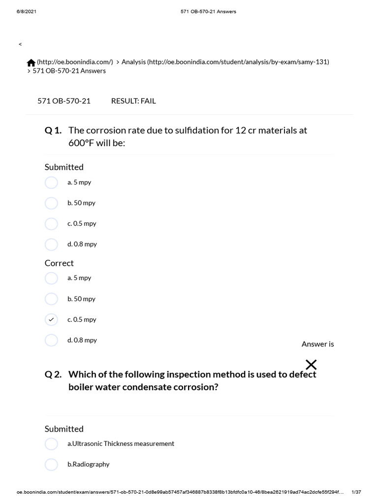 571 OB-570-21 Answers | PDF