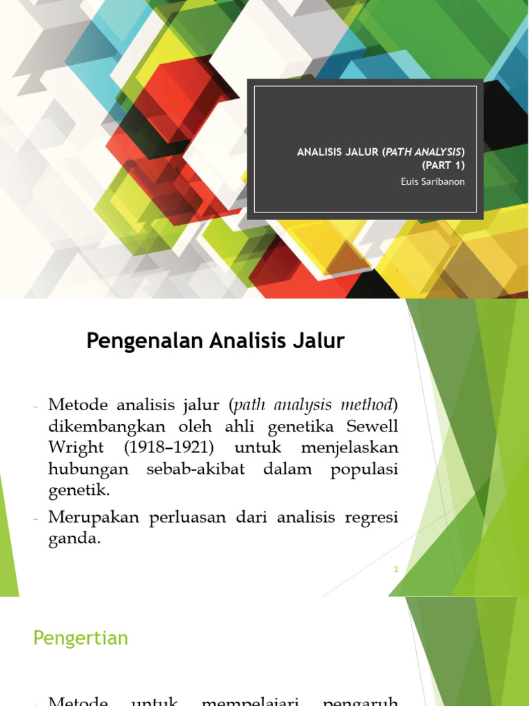 Analisis Jalur: Konsep dan Contoh | PDF