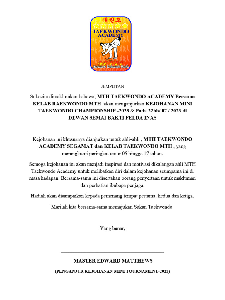 Kejohanan Mini Felda Inas | PDF