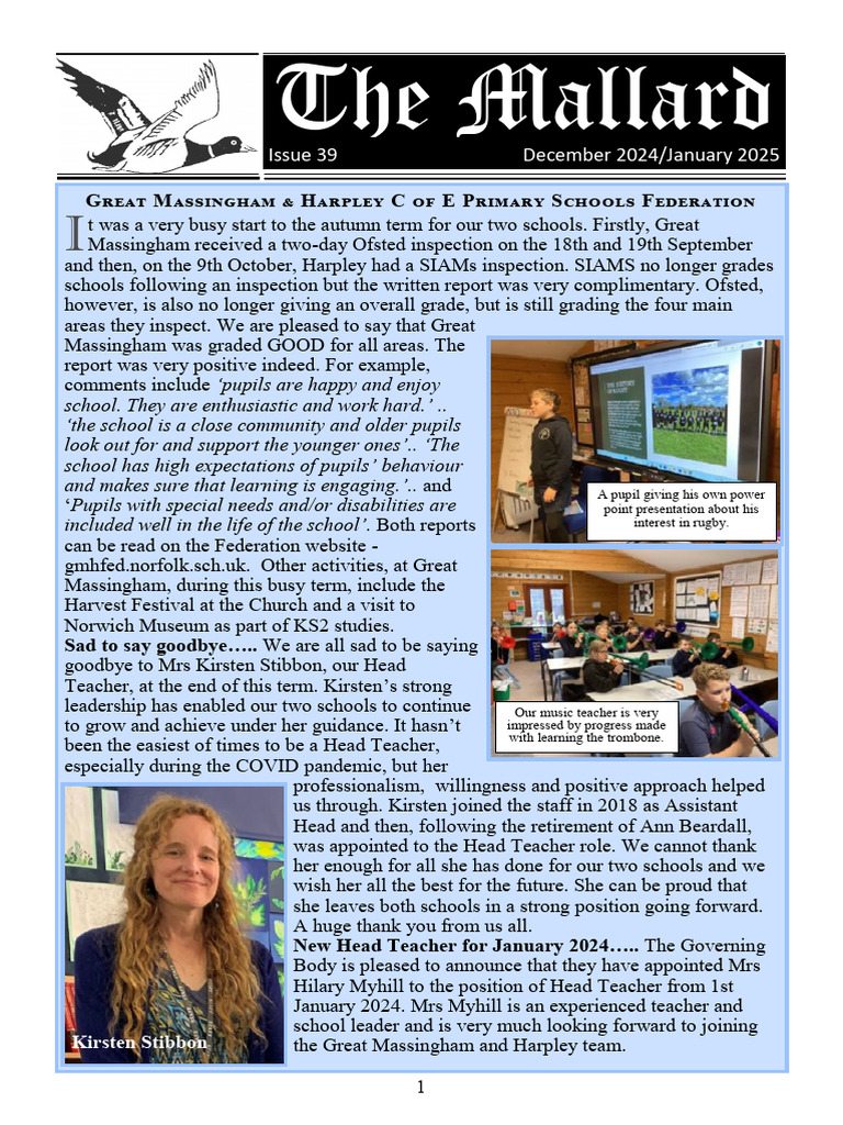Great Massingham Schools Update December 2024 | PDF | Nativity Of Jesus ...