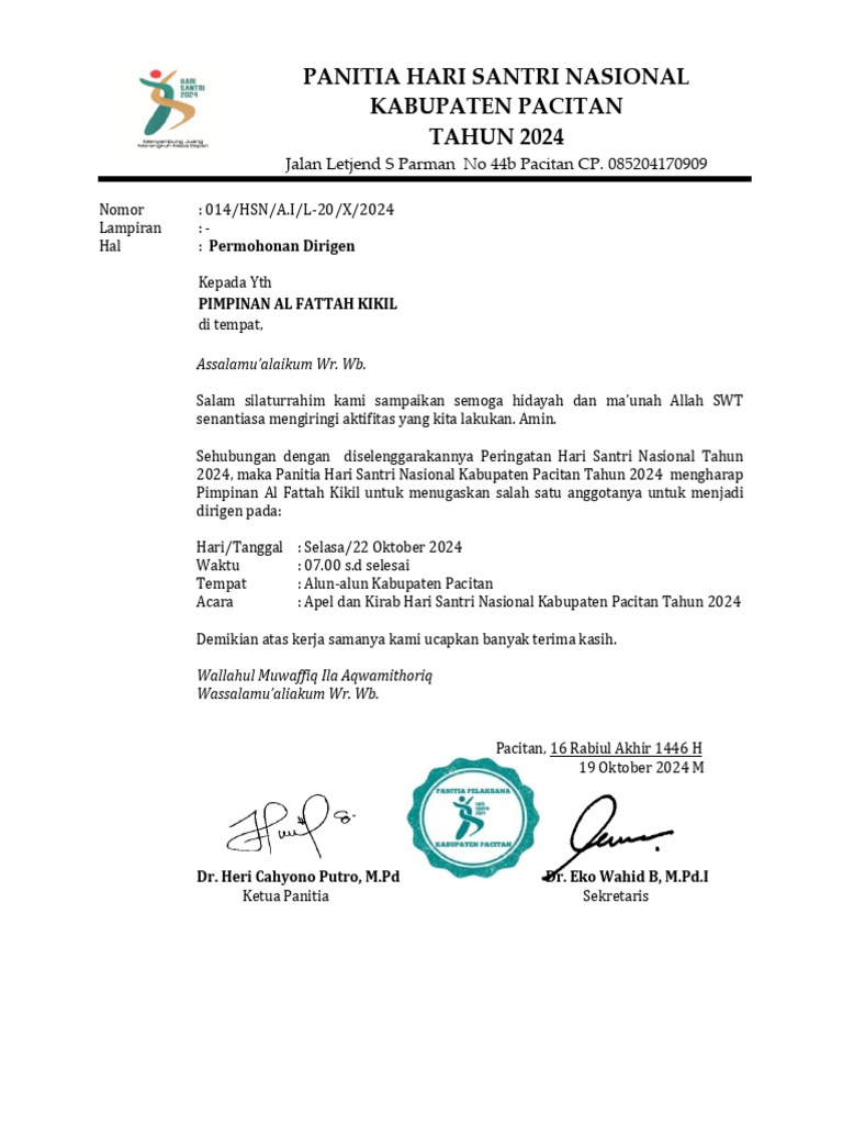 10. PERMOHONAN DIRIGEN | PDF