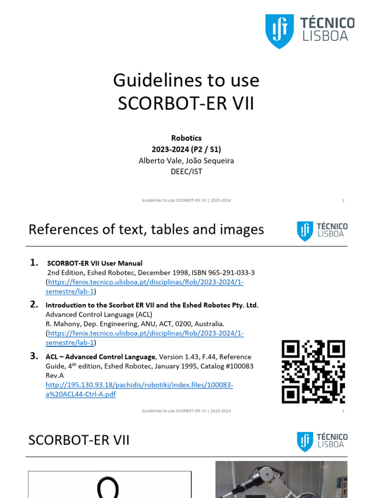 SCORBOT ER VII - Intro | PDF | Coordinate System | Computing