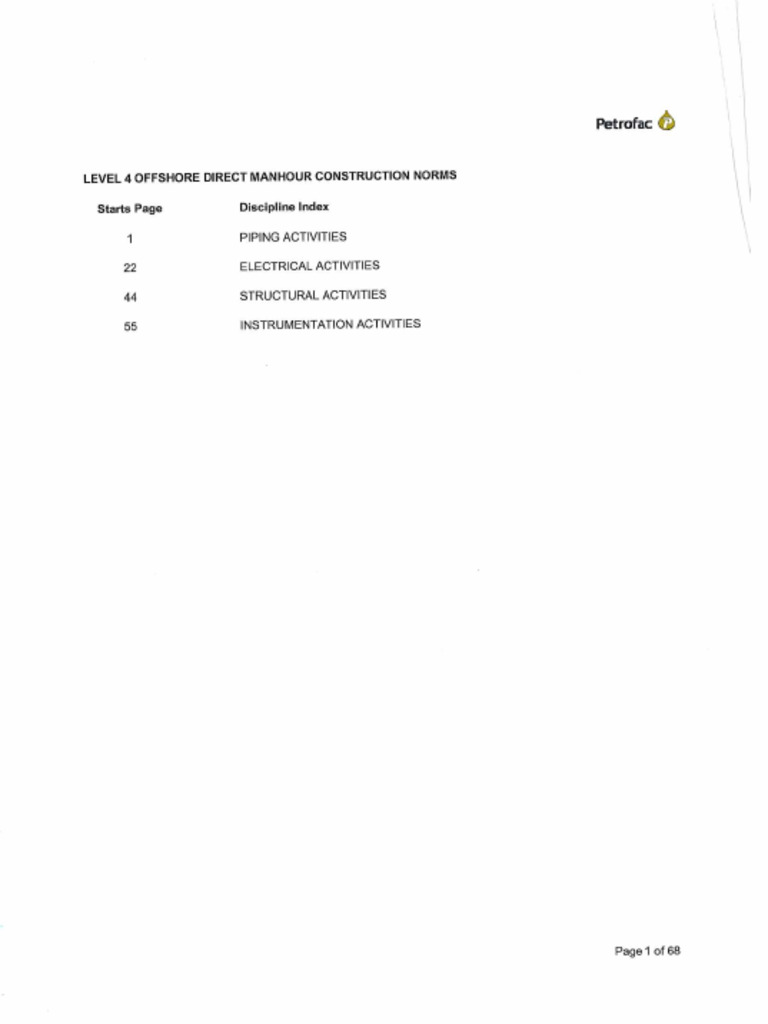 Construction NORMS | PDF