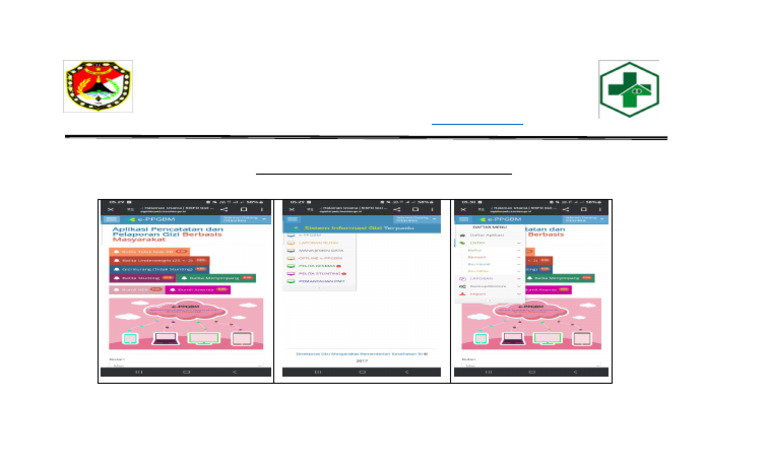 Bukti Laporan aplilaksi E-PPBGM | PDF