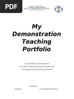 Grade 9 Demo Teaching Reflection | PDF | Lesson Plan | Learning