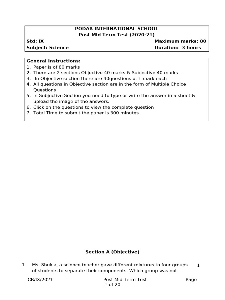 Practice 9 Sci | PDF | Force | Vacuole