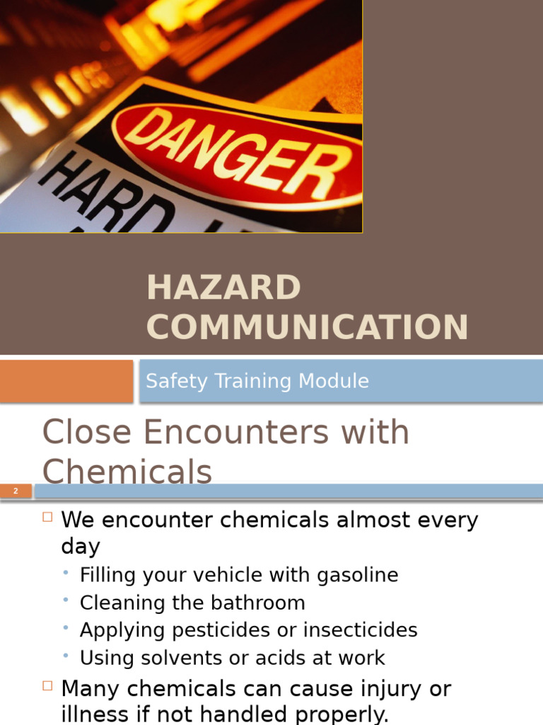 Hazard Communication | PDF | Hazards | Personal Protective Equipment