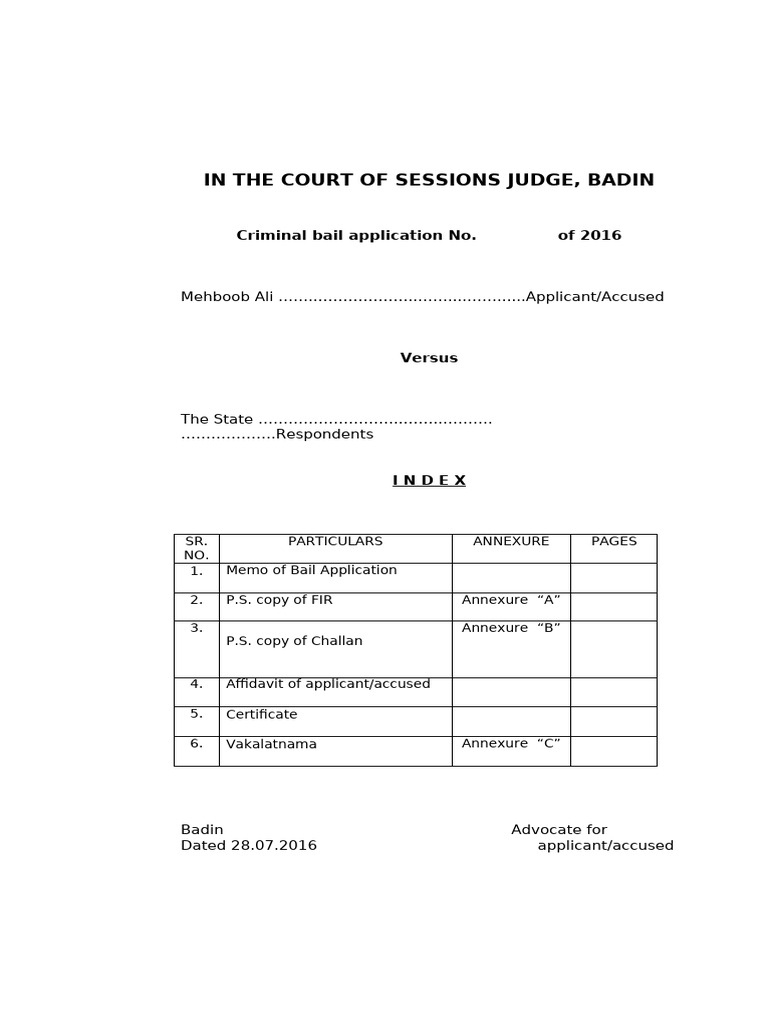 Murder Bail Application | PDF | Bail | Criminal Law