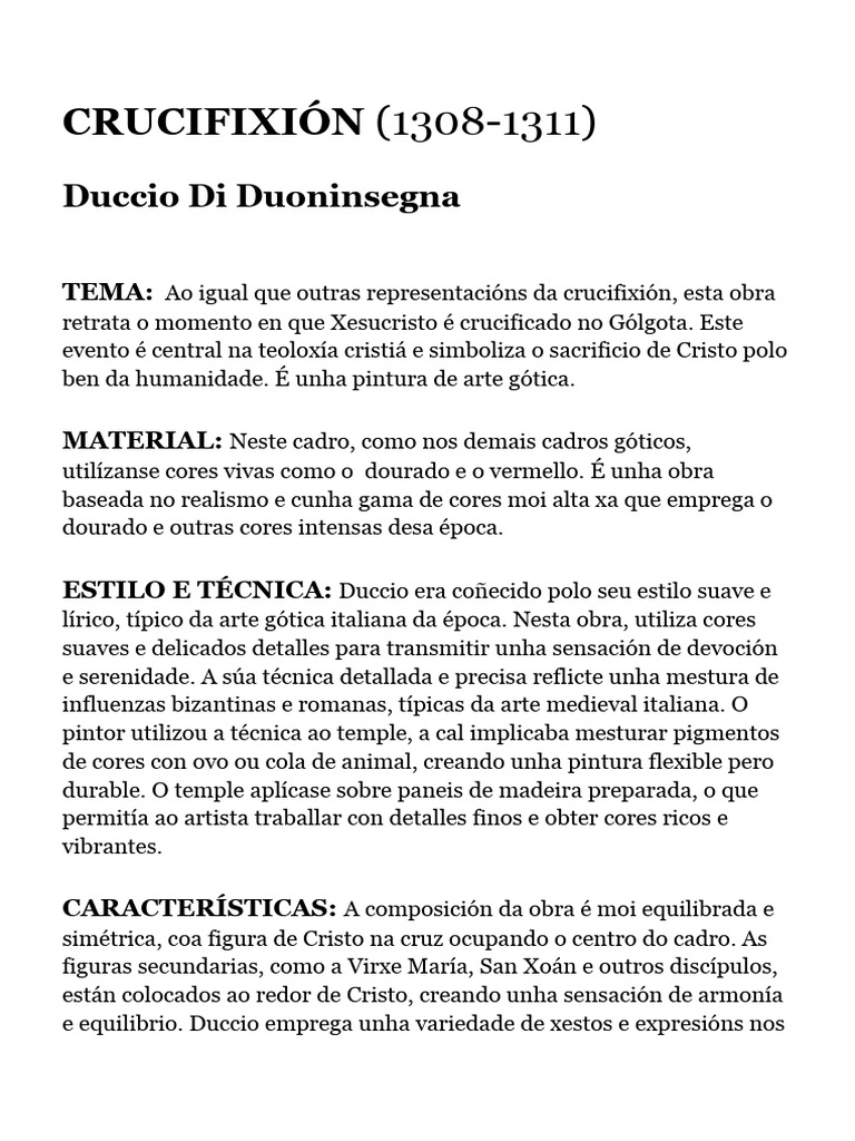 CRUCIFIXIÓN | PDF